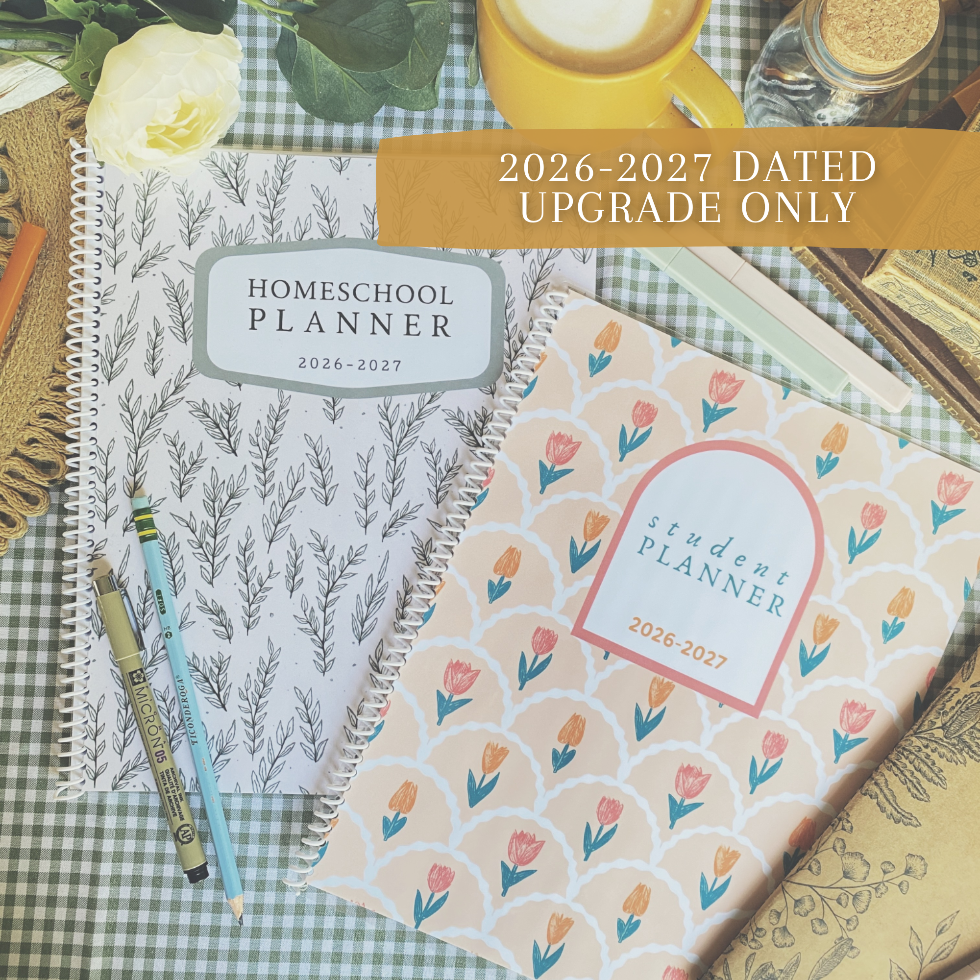 2026-2027 Customizable Homeschool Planner DATED UPGRADE (Full Edition ...